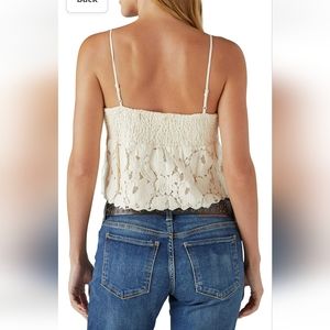 Lucky Brand | Tops | Newlucky Brand Womens Lace Skinny Strap Tank Top ...